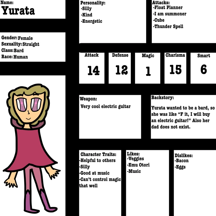 RPG CHARACTER OC TEMPLATE FR FR!! | Fandom