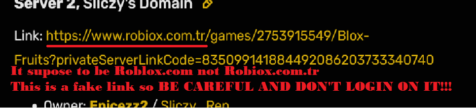 phishing attempt on private servers | Fandom