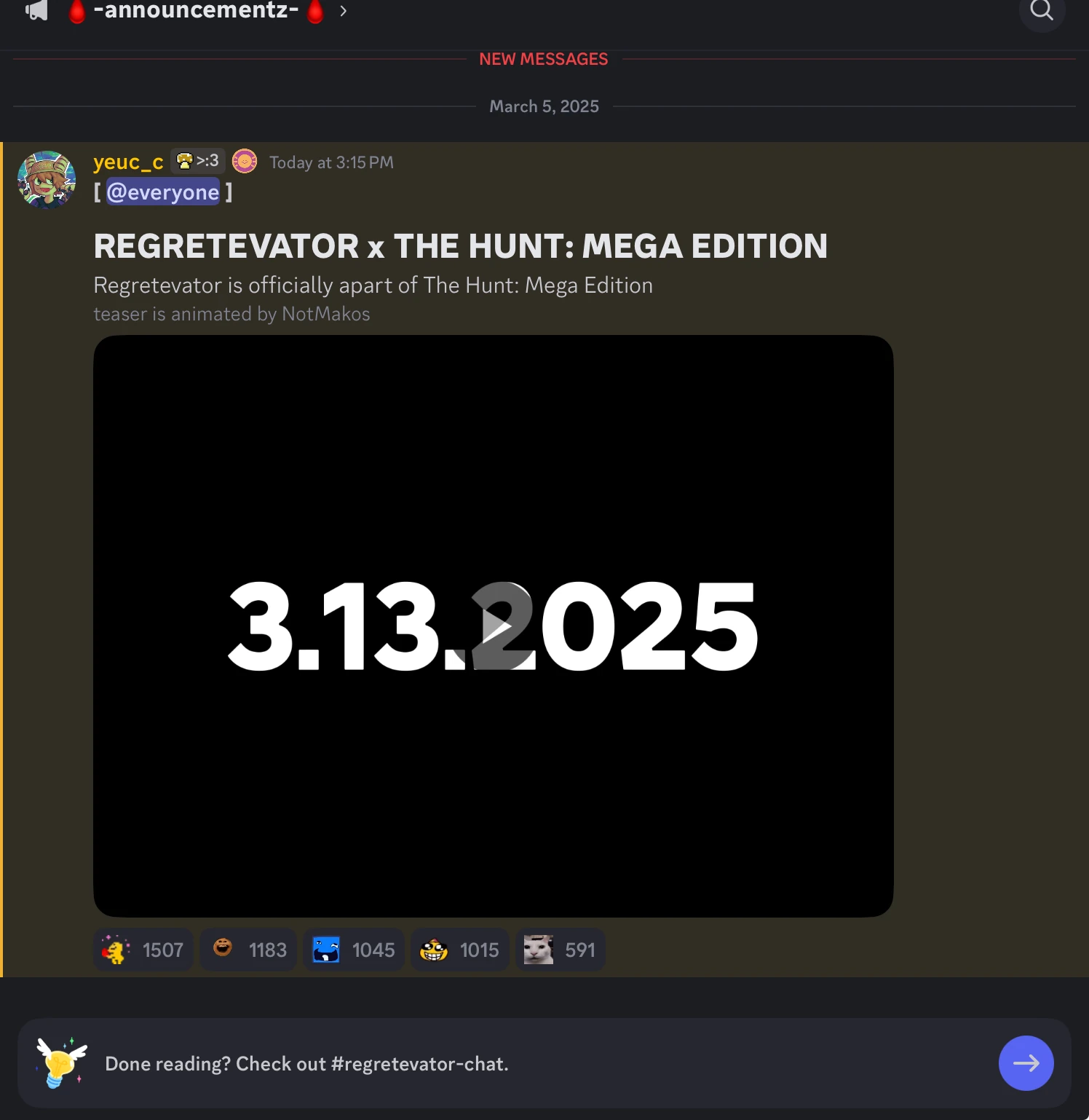 REGRETEVATOR IS IN THE HUNT | Fandom