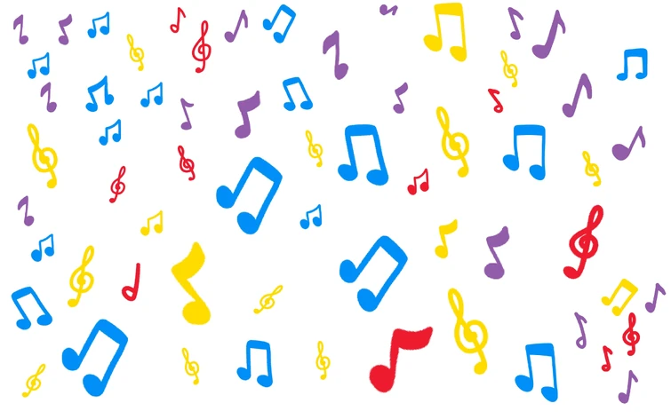 Anybody that have, or can make those colorful musical note backgrounds ...