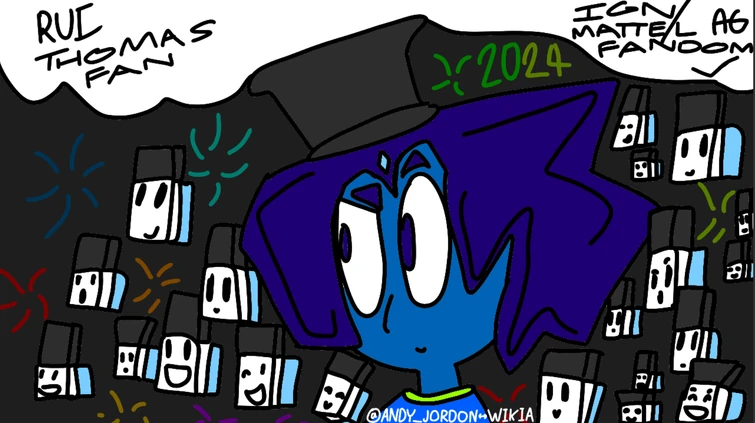 RUI Thomas Fan - 2024 New Years Eve Fan Art | Fandom