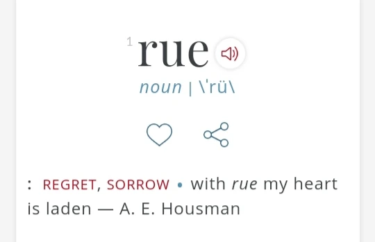 Definition of rue | Fandom