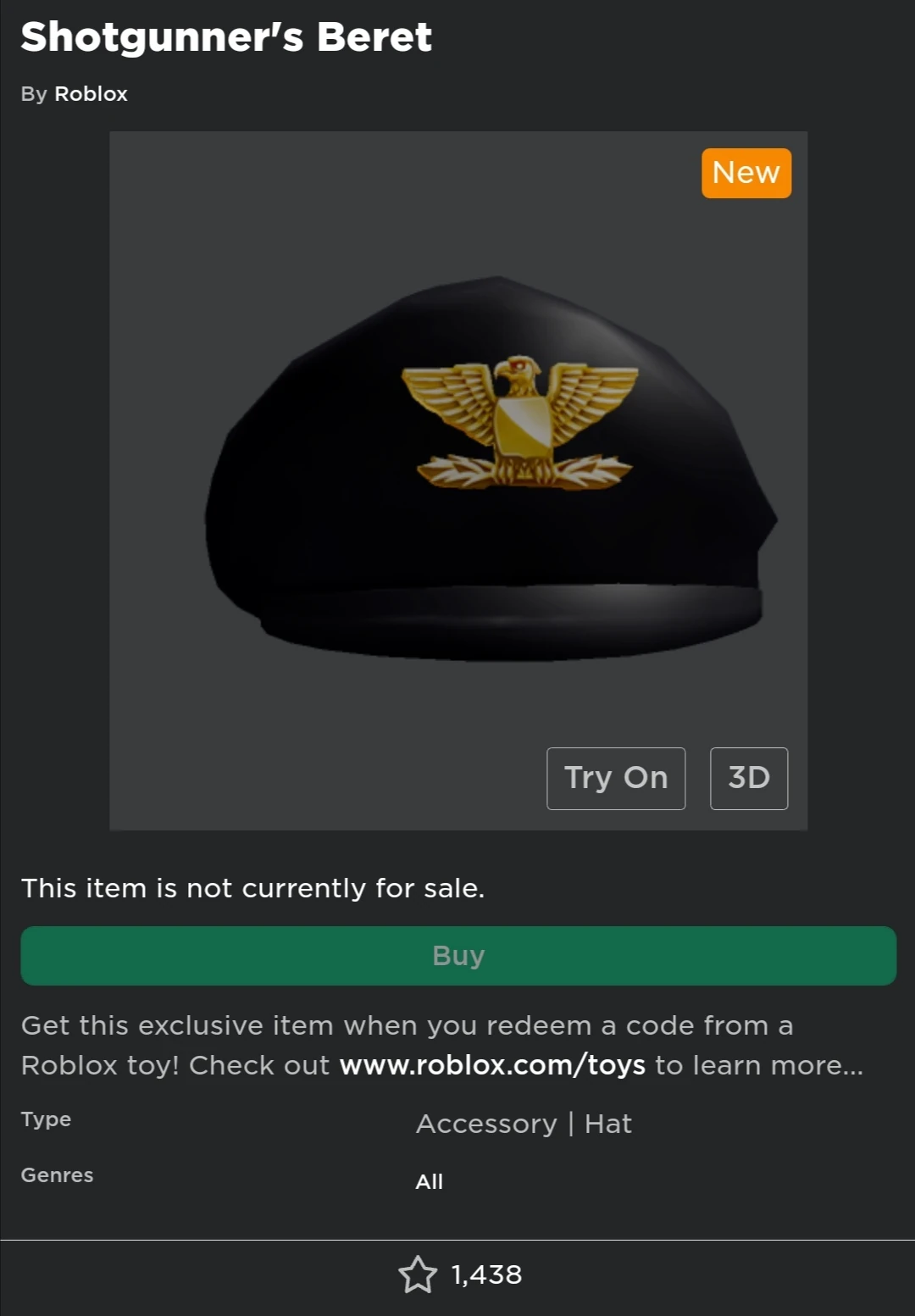 new tds toy code item | Fandom