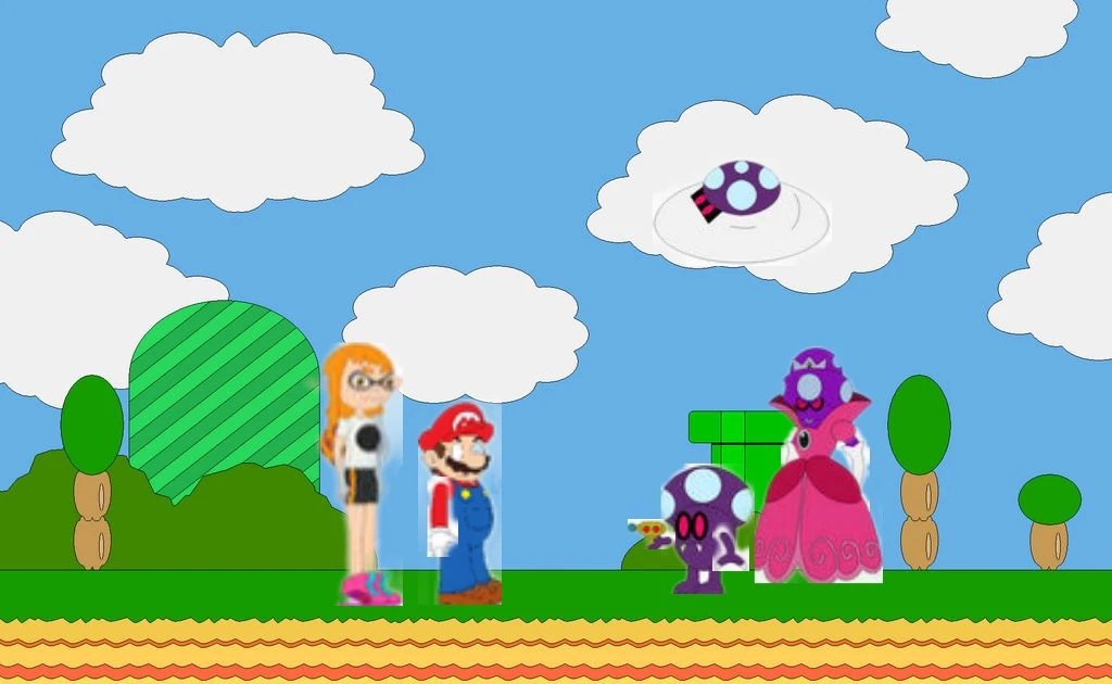 Kphoria : Princess Shroob and Shroob Mushroom Alien capture Inkling ...