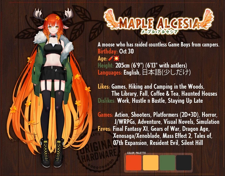 Edits required on Maple Alcesia's page | Fandom