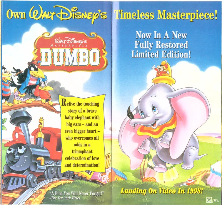 The mystery of Dumbo home media releases. | Fandom