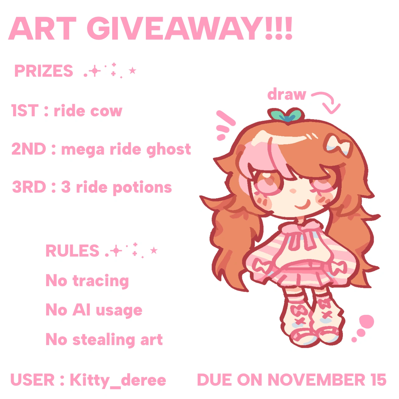 ART GIVEAWAY .𖥔 ݁ ˖๋ ࣭ ⭑ | Fandom