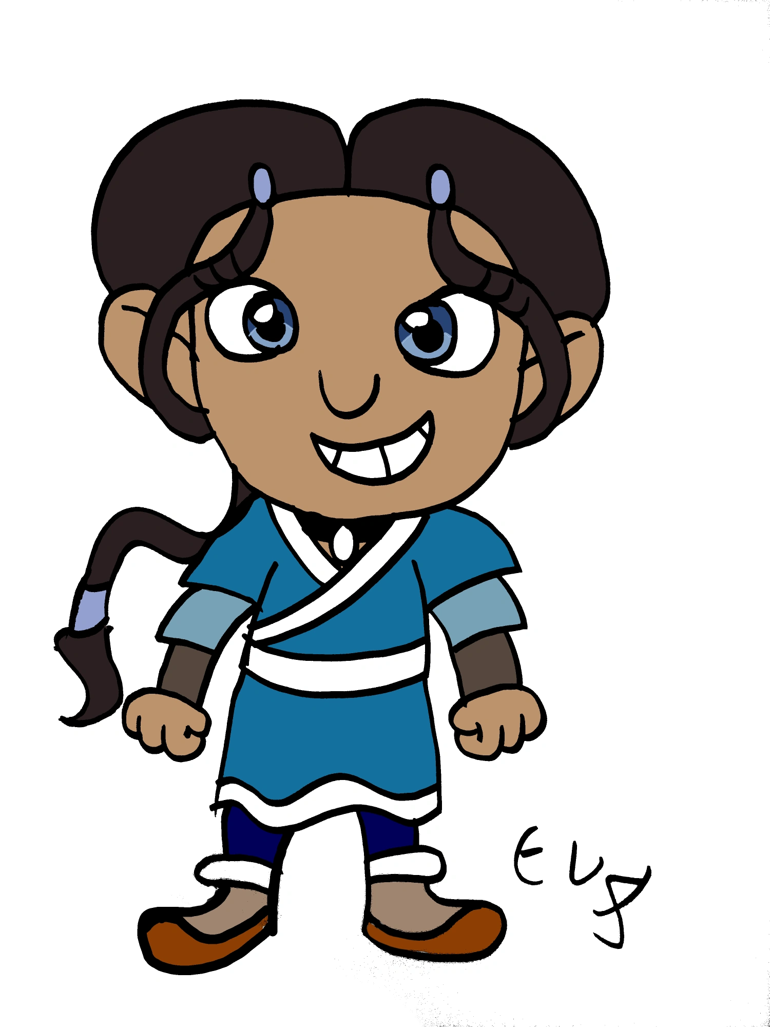 My drawing of Katara | Fandom