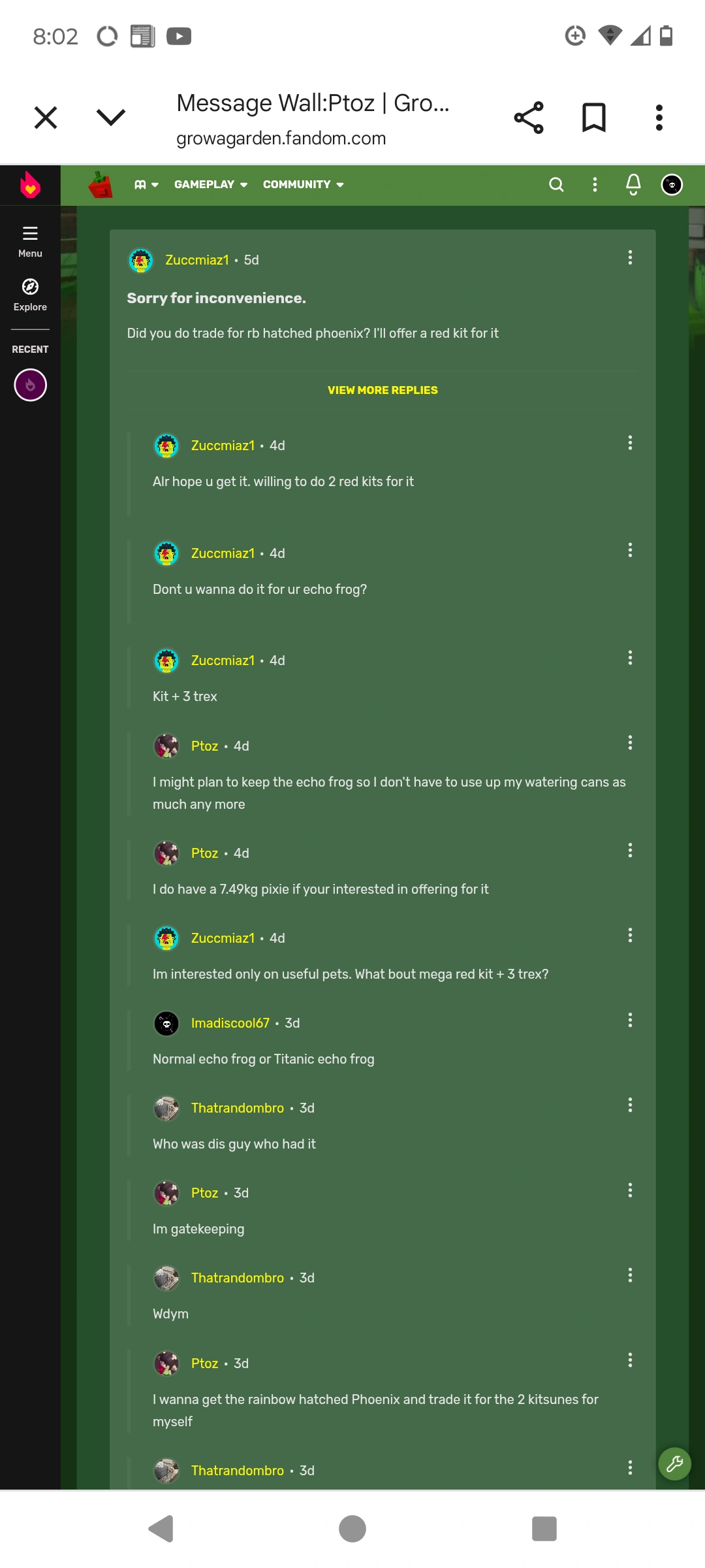 The longest lasting message in a message wall | Fandom