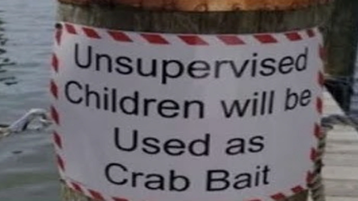 unsupervised children will be used as crab bait | Fandom