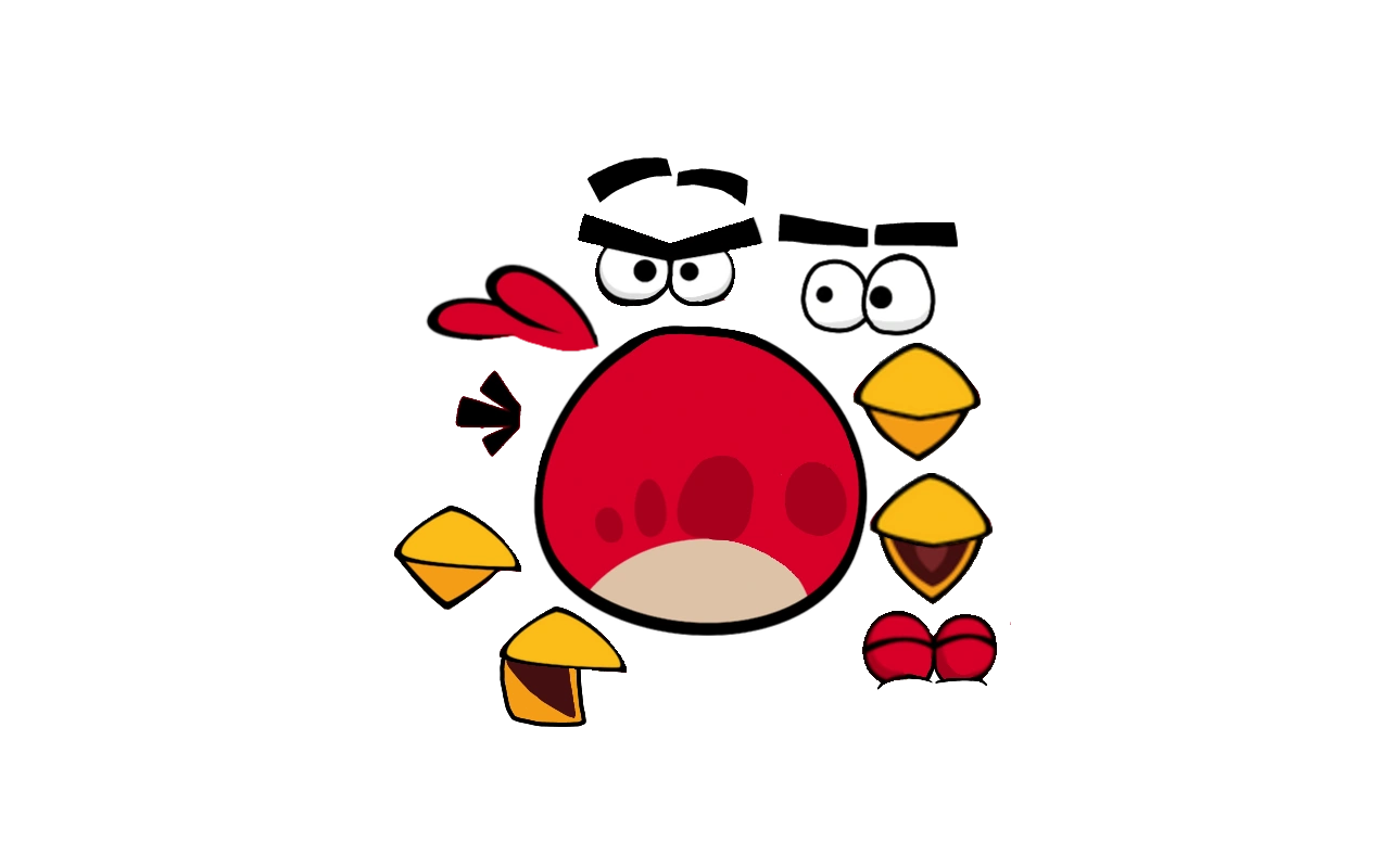 angry birds sprites I made | Fandom