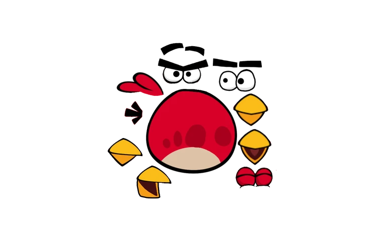 angry birds sprites I made | Fandom