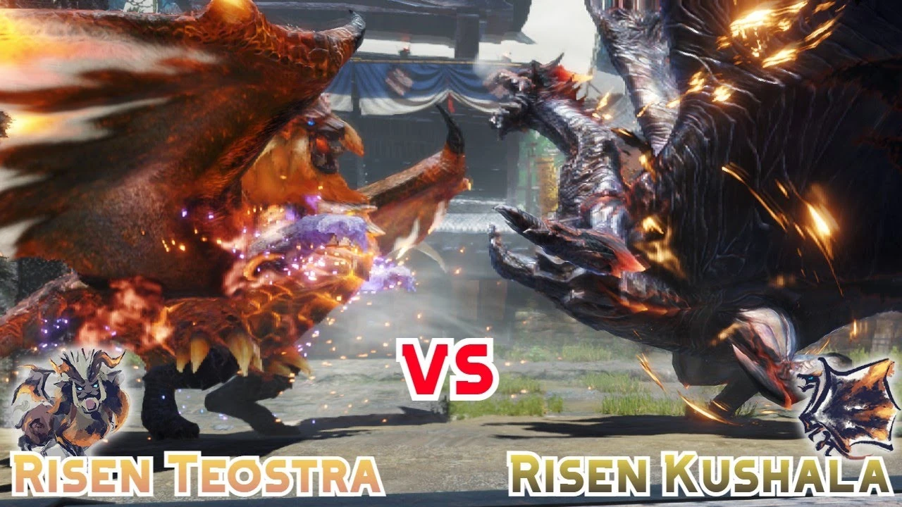 Risen Teostra vs Risen Kushala Daora | Fandom