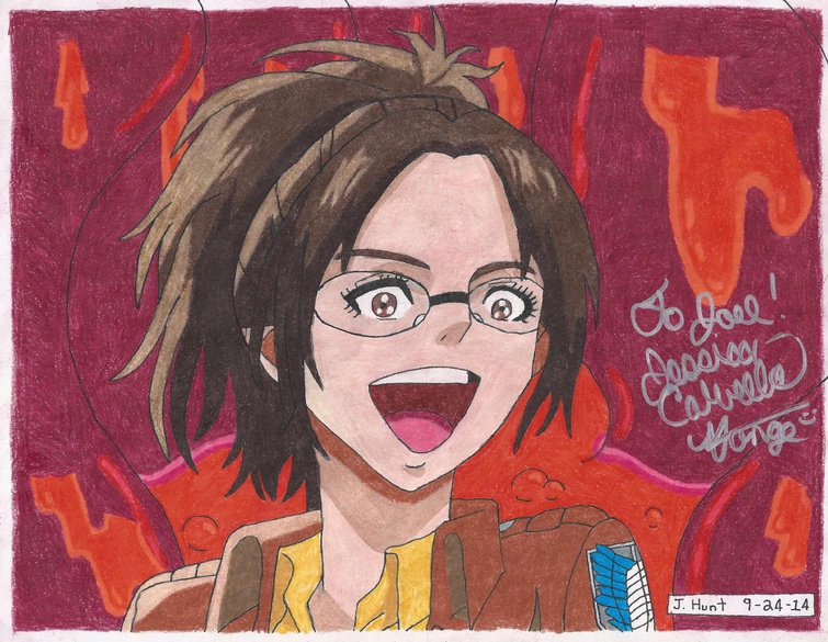My drawing of Hange Zoe | Fandom