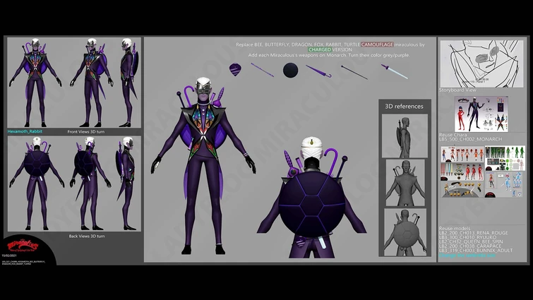 Concept art of Gabriel forms in S5 | Fandom