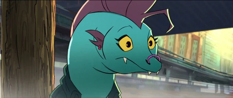 Lee the Eel (Tales of the TMNT 2024) and Disney's The Little Mermaid ...