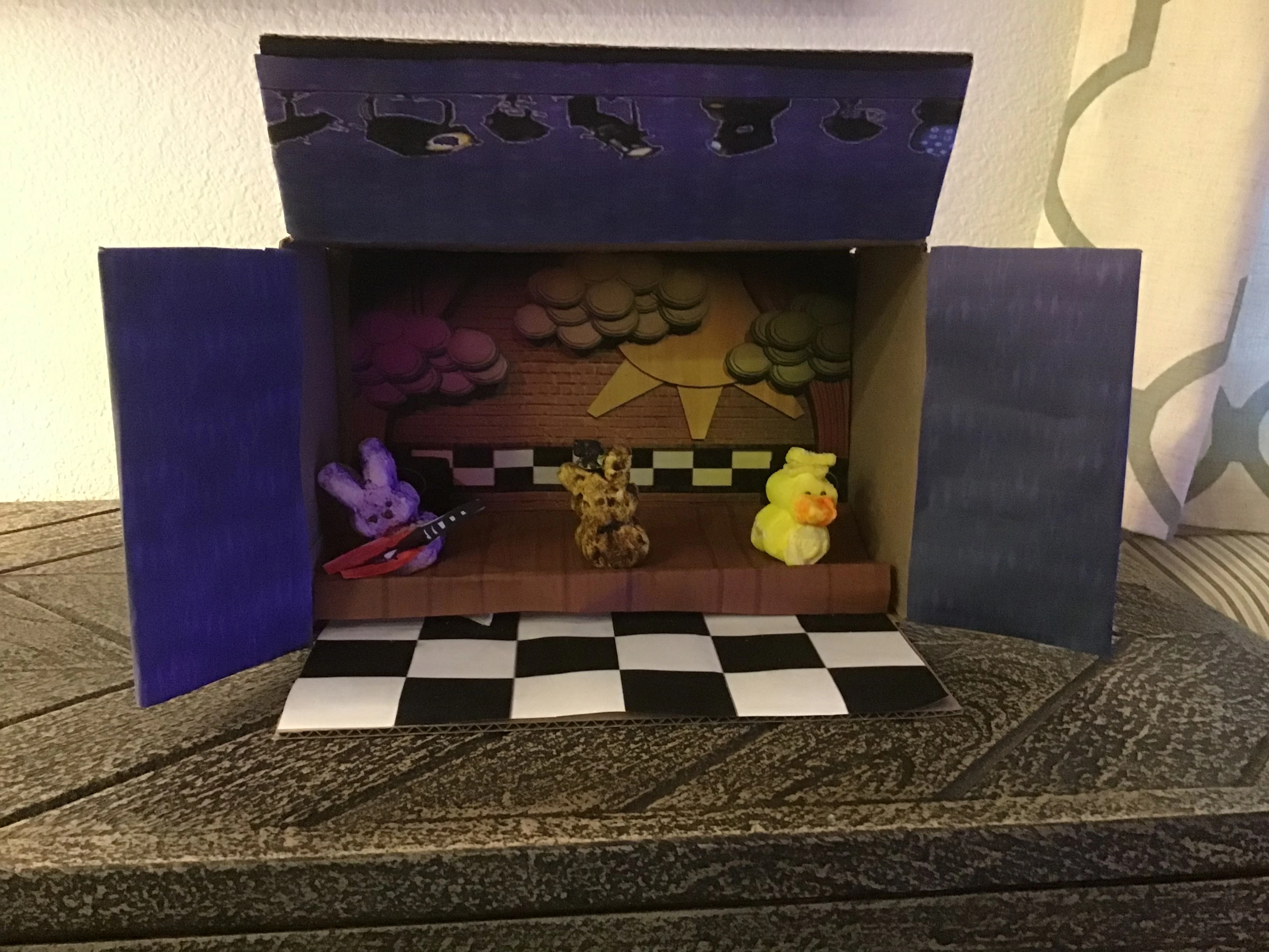 Fnaf 1 Showstage Peeps Diorama | Fandom