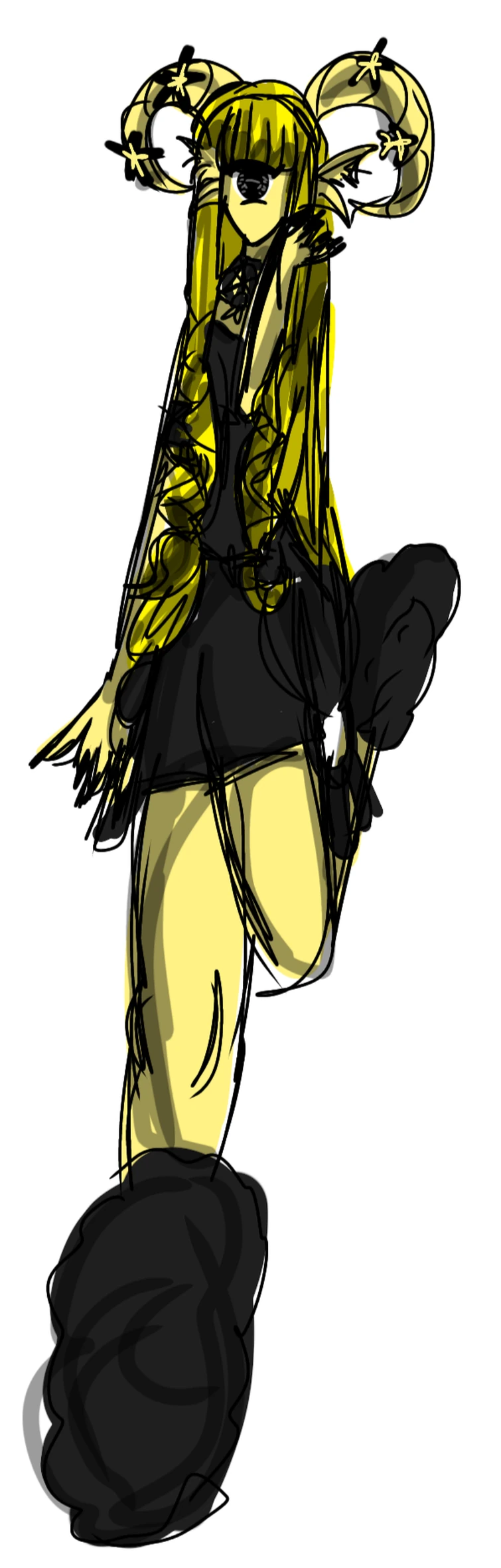 Sketch of one of my OCs again 🦋 | Fandom