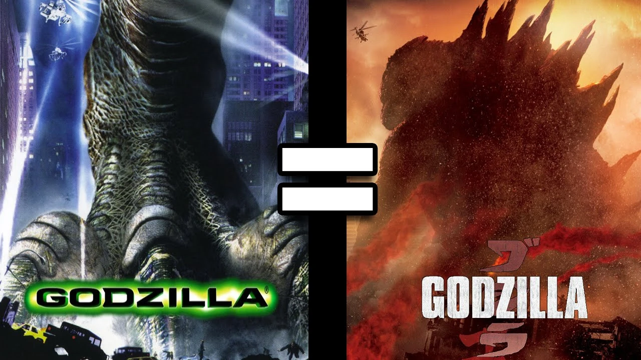 Godzilla 1998 vs godzilla 2014 comparison | Fandom
