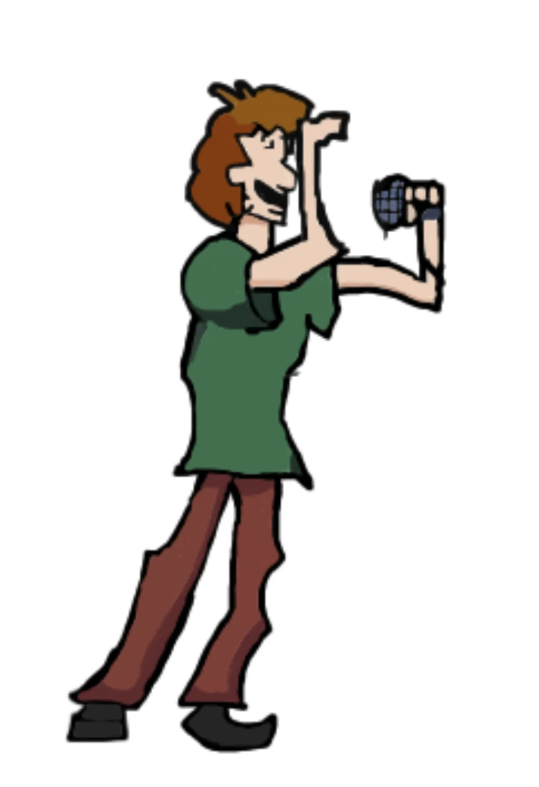 Redrawn Shaggy Right Pose | Fandom