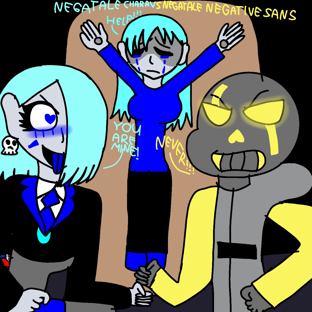 Negatale Chara vs Negatale Negative Sans | Fandom