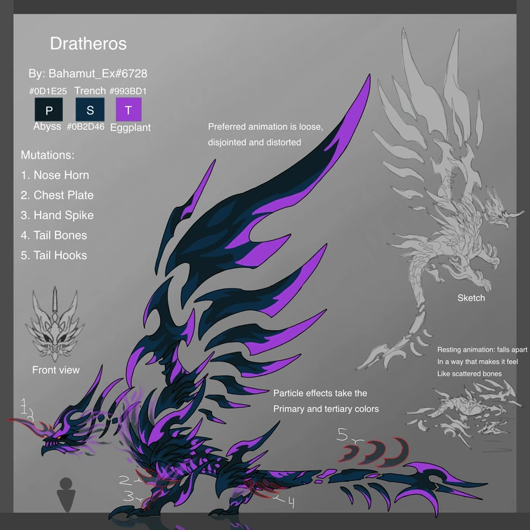 LF Dratheros with the nose horn mutation | Fandom