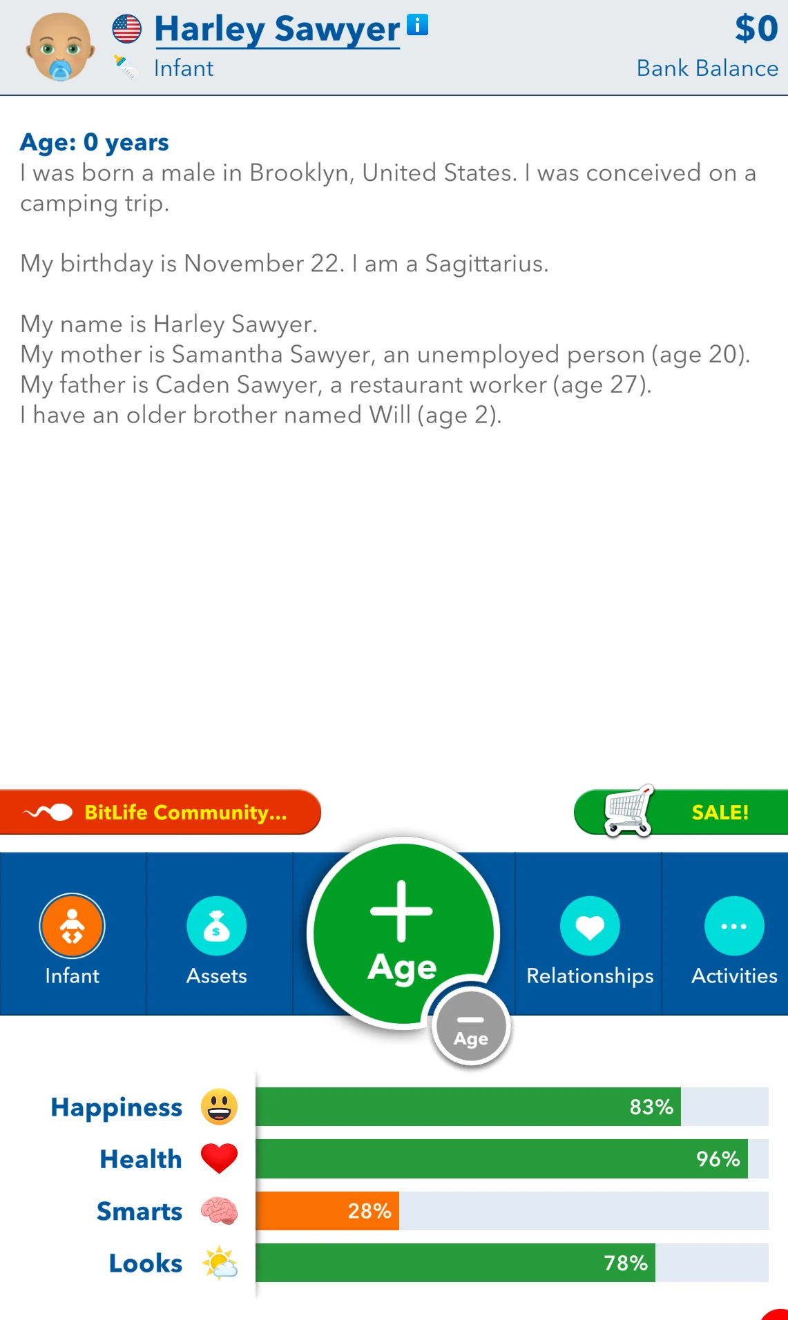 Harley Sawyer in BitLife | Fandom