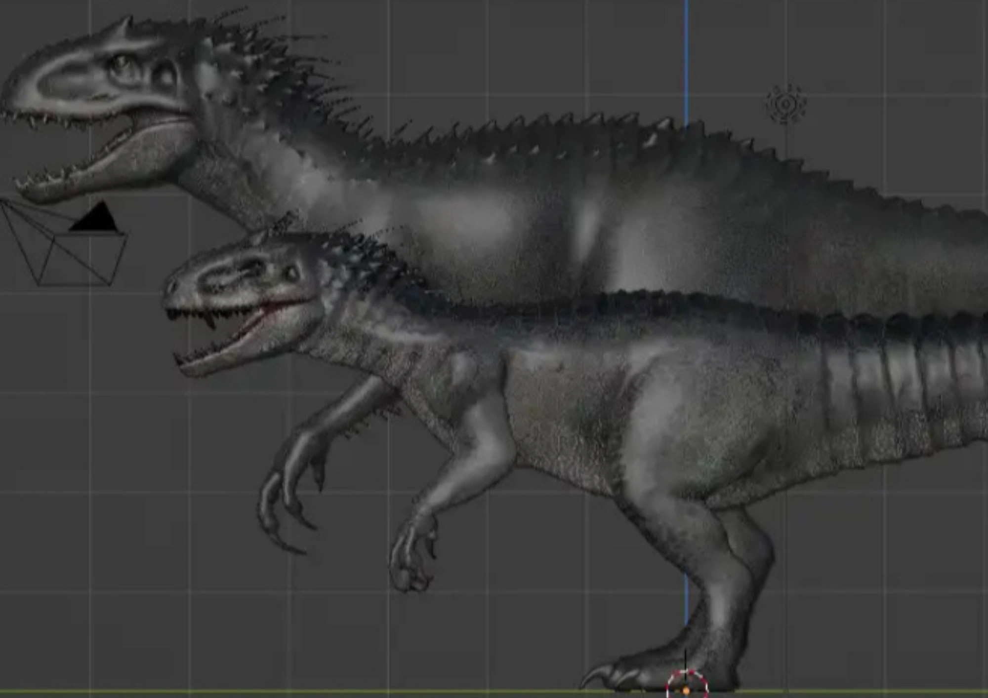 Size comparison between indominus Rex and indominus 2.0 | Fandom