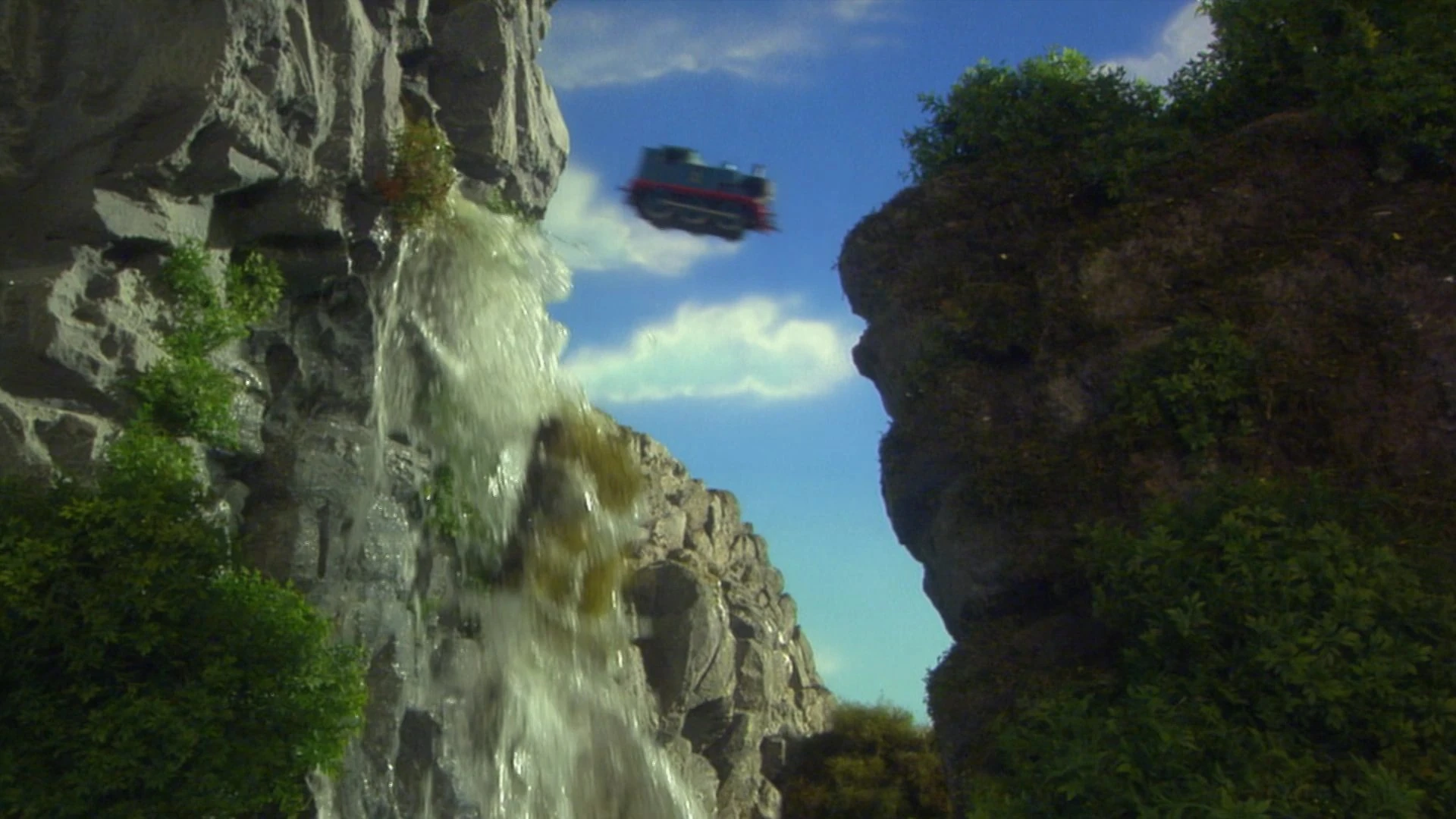 Thomas jumping the gap | Fandom