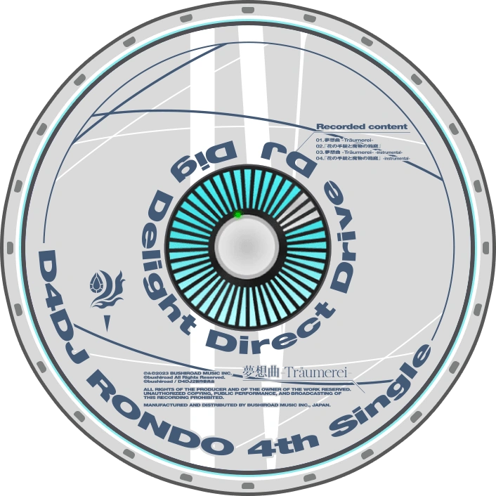 RONDO 4th Single "Träumerei" Limited Edition | Dig Delight Direct Drive DJ Wiki | Fandom