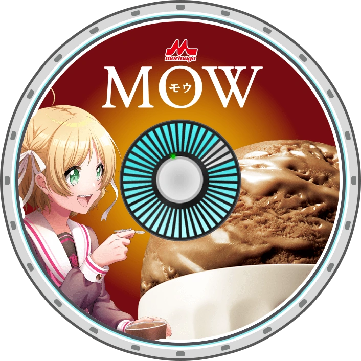 Morinaga Milk MOW Collab Disc Skin Takeshita Miiko | Dig Delight Direct Drive DJ Wiki | Fandom