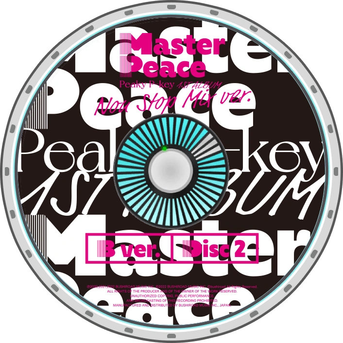 Peaky P-key 1st Album「Master Peace B ver.」DISC.2 | Dig Delight Direct ...