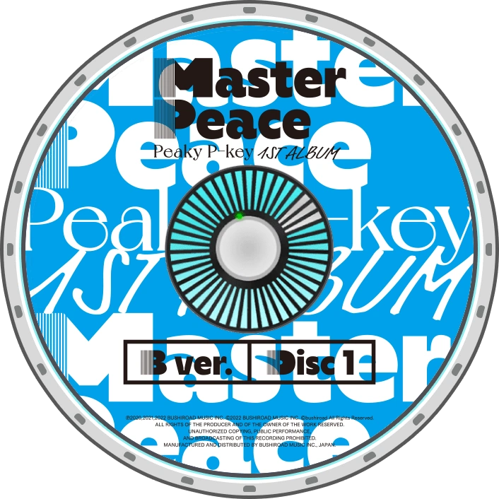Peaky P-key 1st Album「Master Peace B ver.」DISC.1 | Dig Delight Direct ...