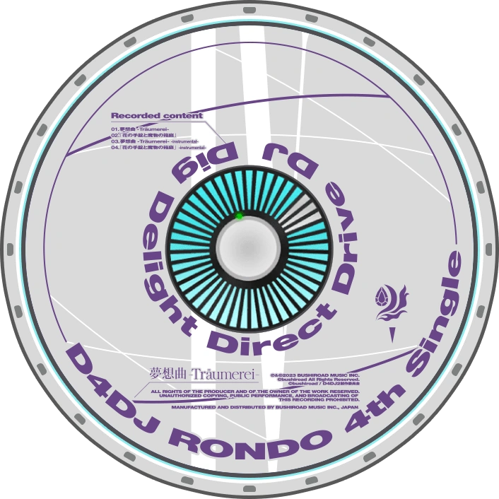 RONDO 4th Single "Träumerei" | Dig Delight Direct Drive DJ Wiki | Fandom