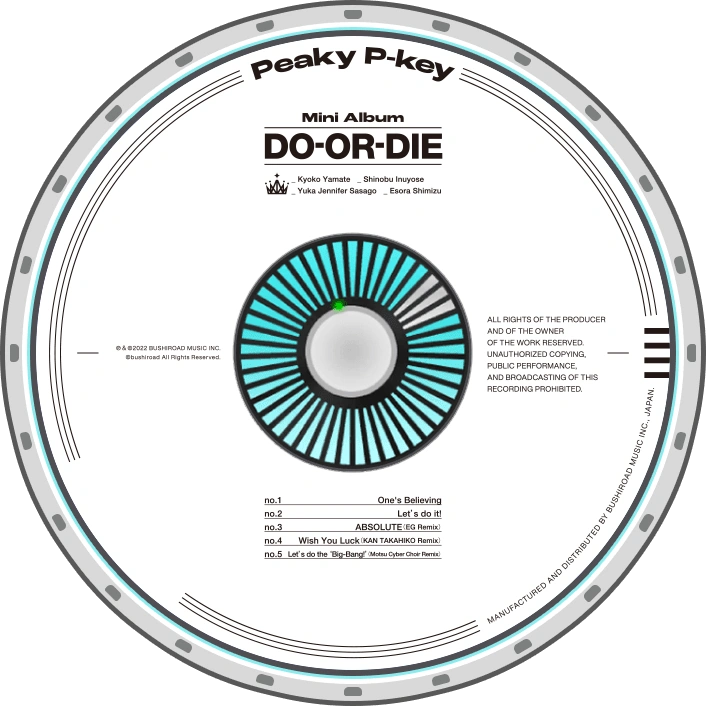 Peaky P-key 1st mini Album「DO-OR-DIE」 | Dig Delight Direct Drive DJ ...