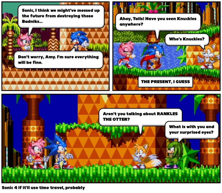 Sonic 4 if it'll use time travel, probably | Fandom
