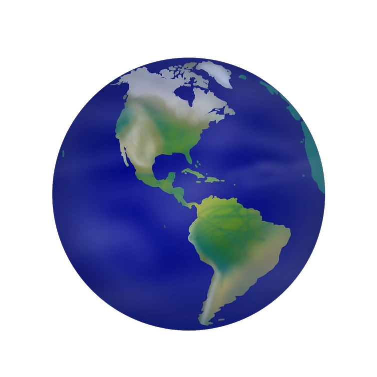 Some little drawing of the earth i'll be using on my CountryBalls ...