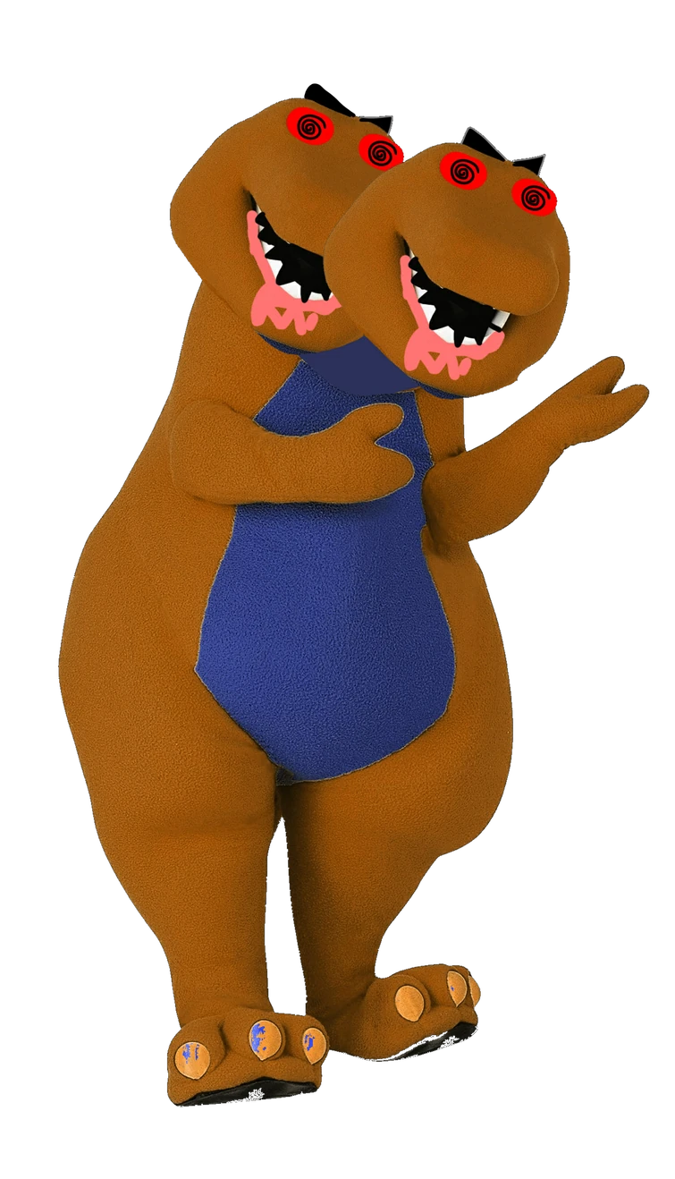I made hyper Barney heads 1-3 | Fandom