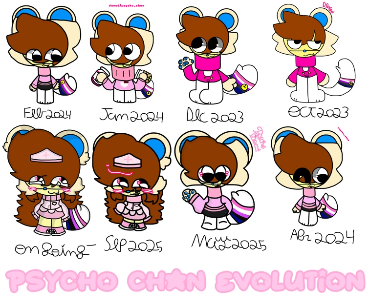 Psycho Chan refsheet 2026 (Bear alpha + Psycho Bear OC) | Fandom