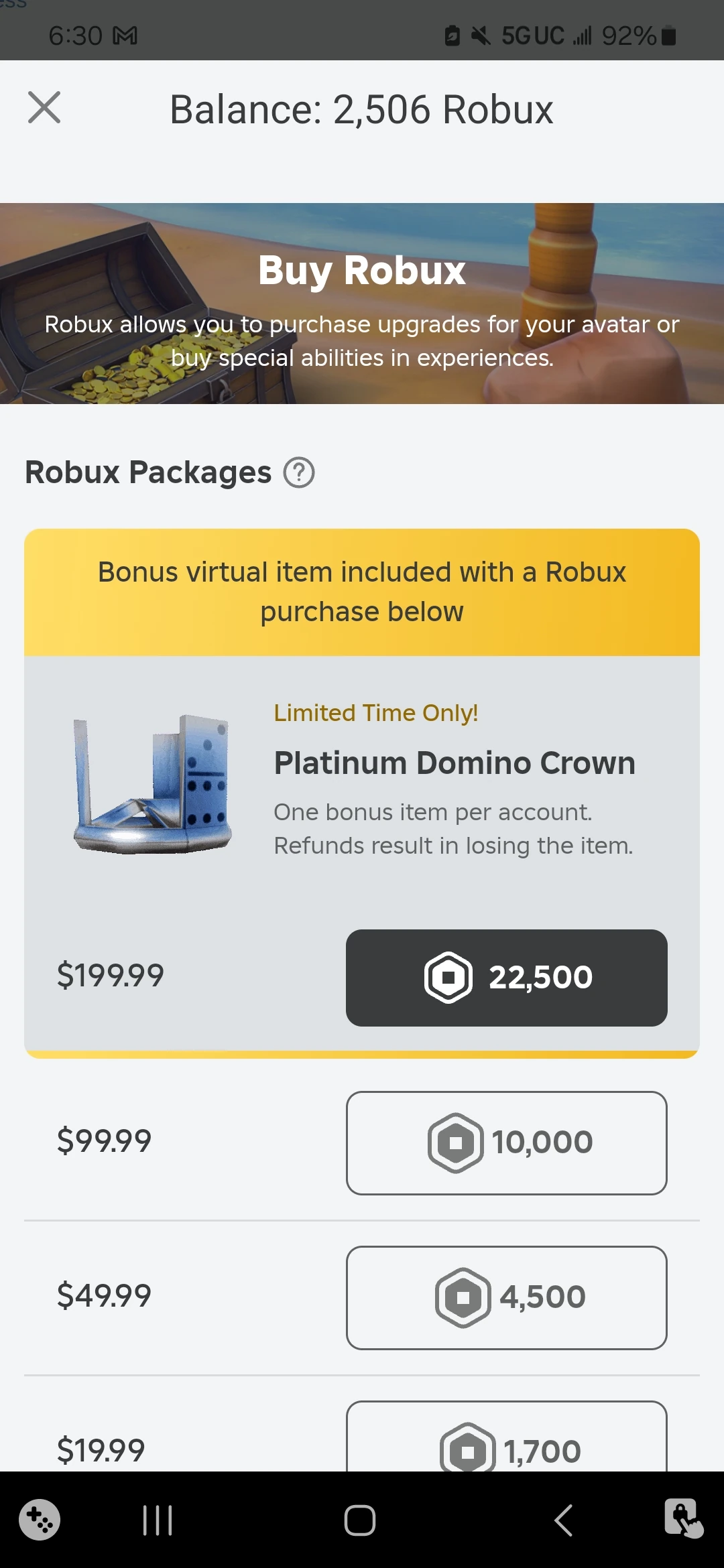 Robux has been purchased | Fandom