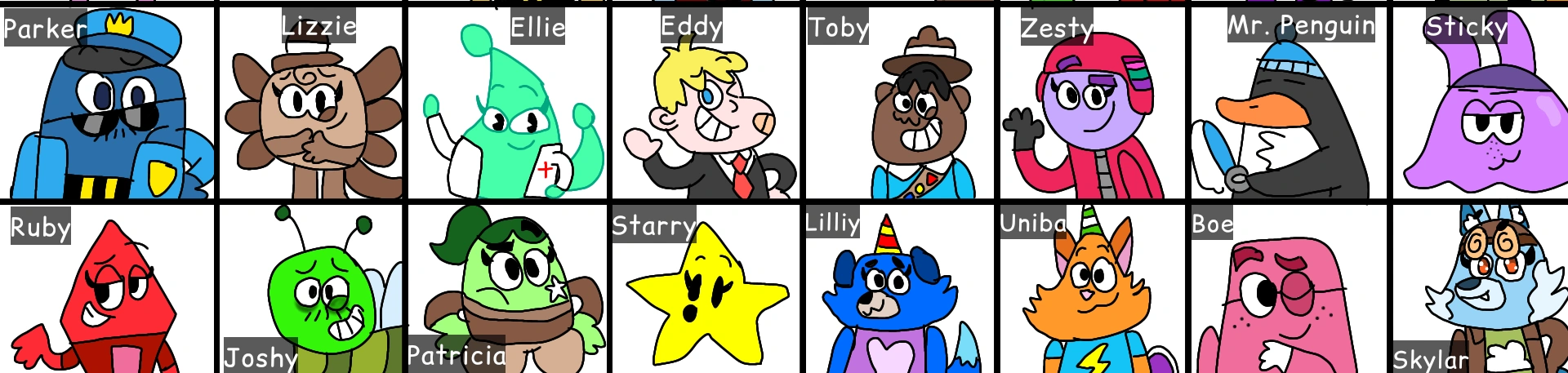 Here's the second batch of the character roster | Fandom