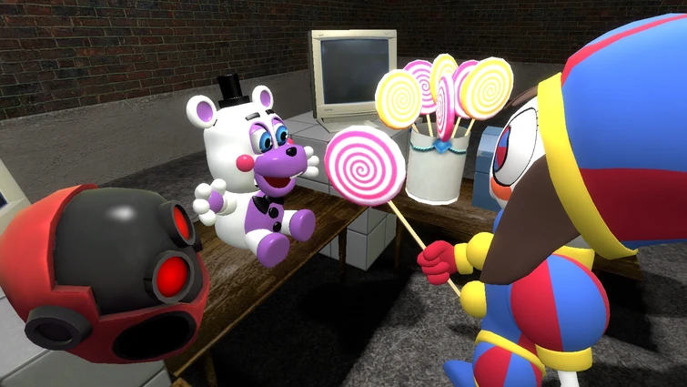 Pomni giving Helpy candy! | Fandom
