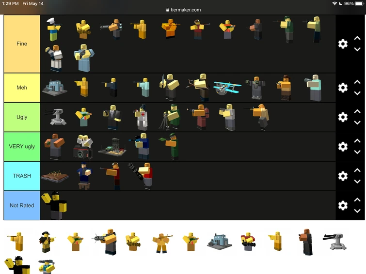 TDS tier list but I rank them based on design | Fandom