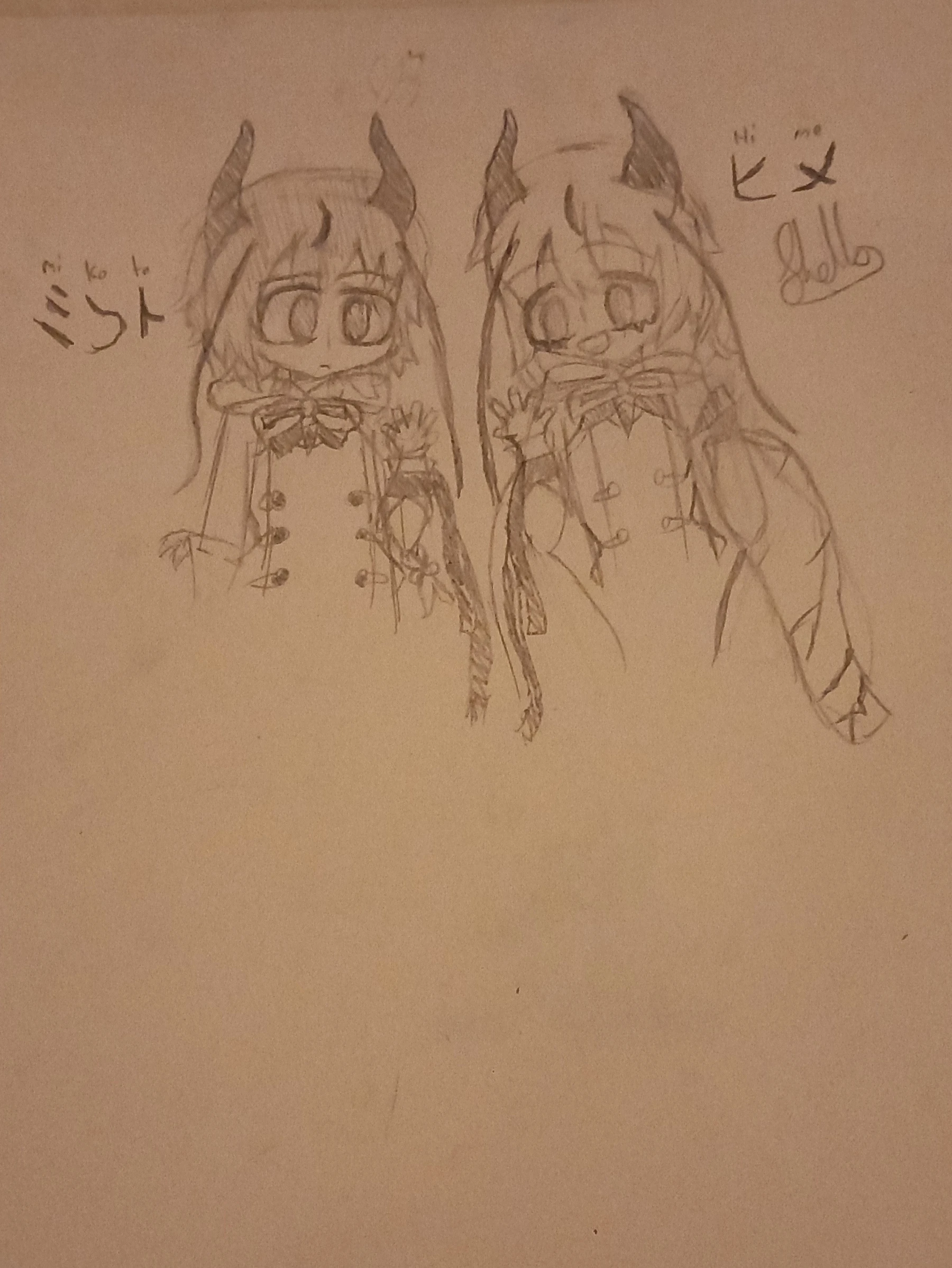 Hime & Mikoto drawing | Fandom