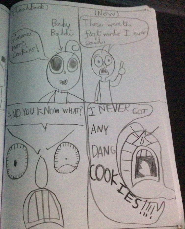 I redrew two Baldi comics because I was bored. | Fandom