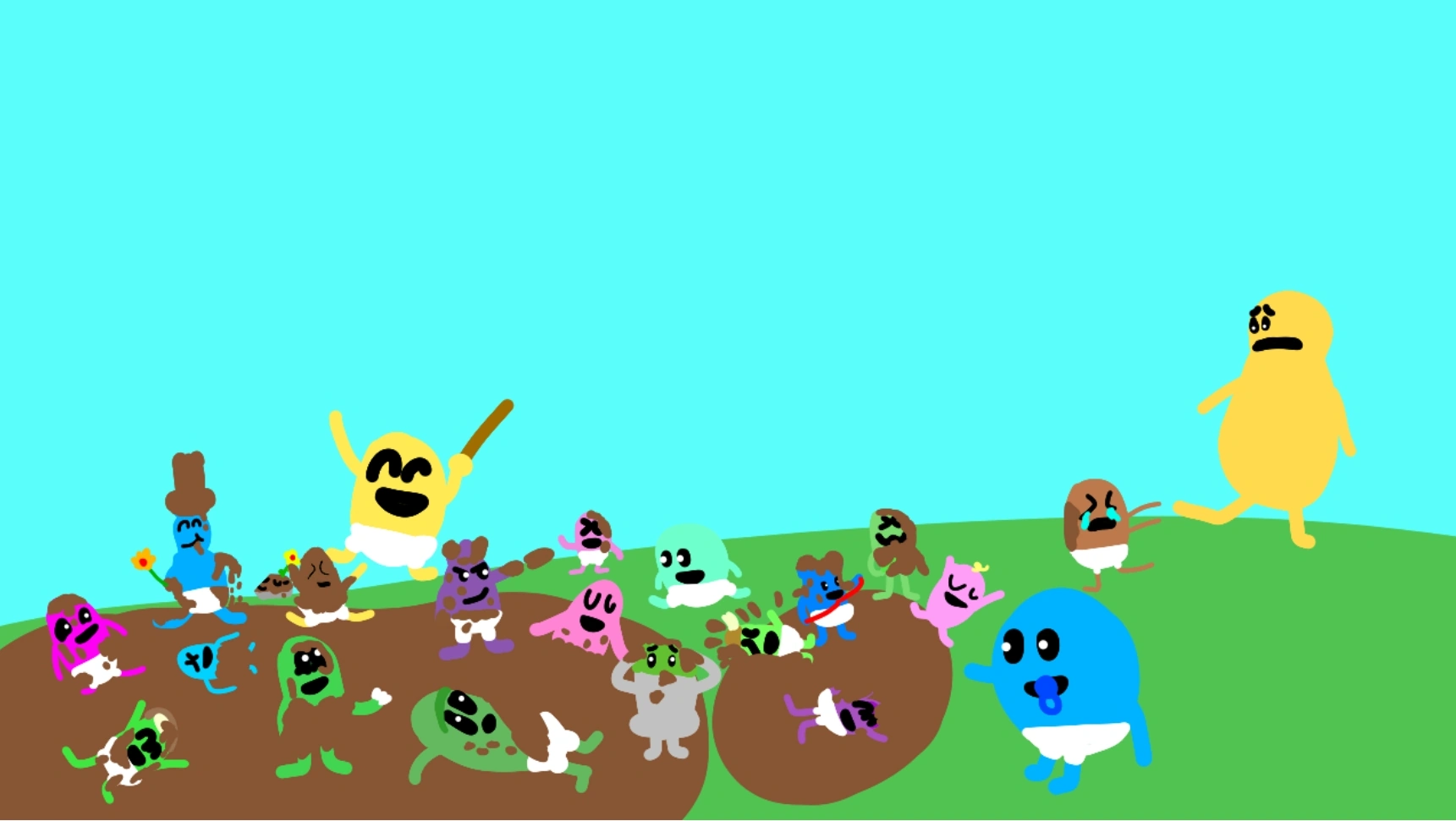 Just the DWTD Babies Playing in Mud! | Fandom