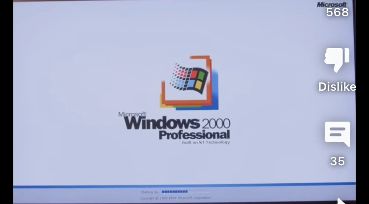 Windows 2000 bootscreen widescreen | Fandom