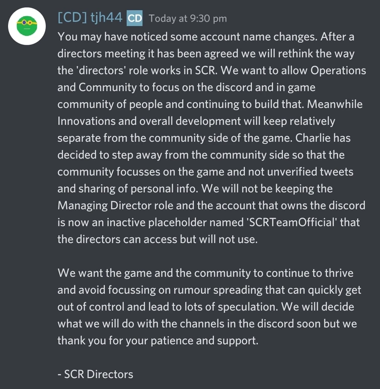 why charlie christ nearly leave SCR? | Fandom