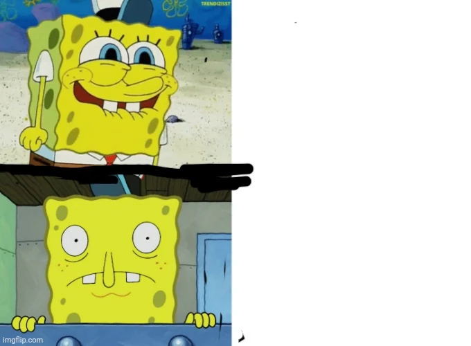 New template meme : Excited and Worry Spongebob | Fandom