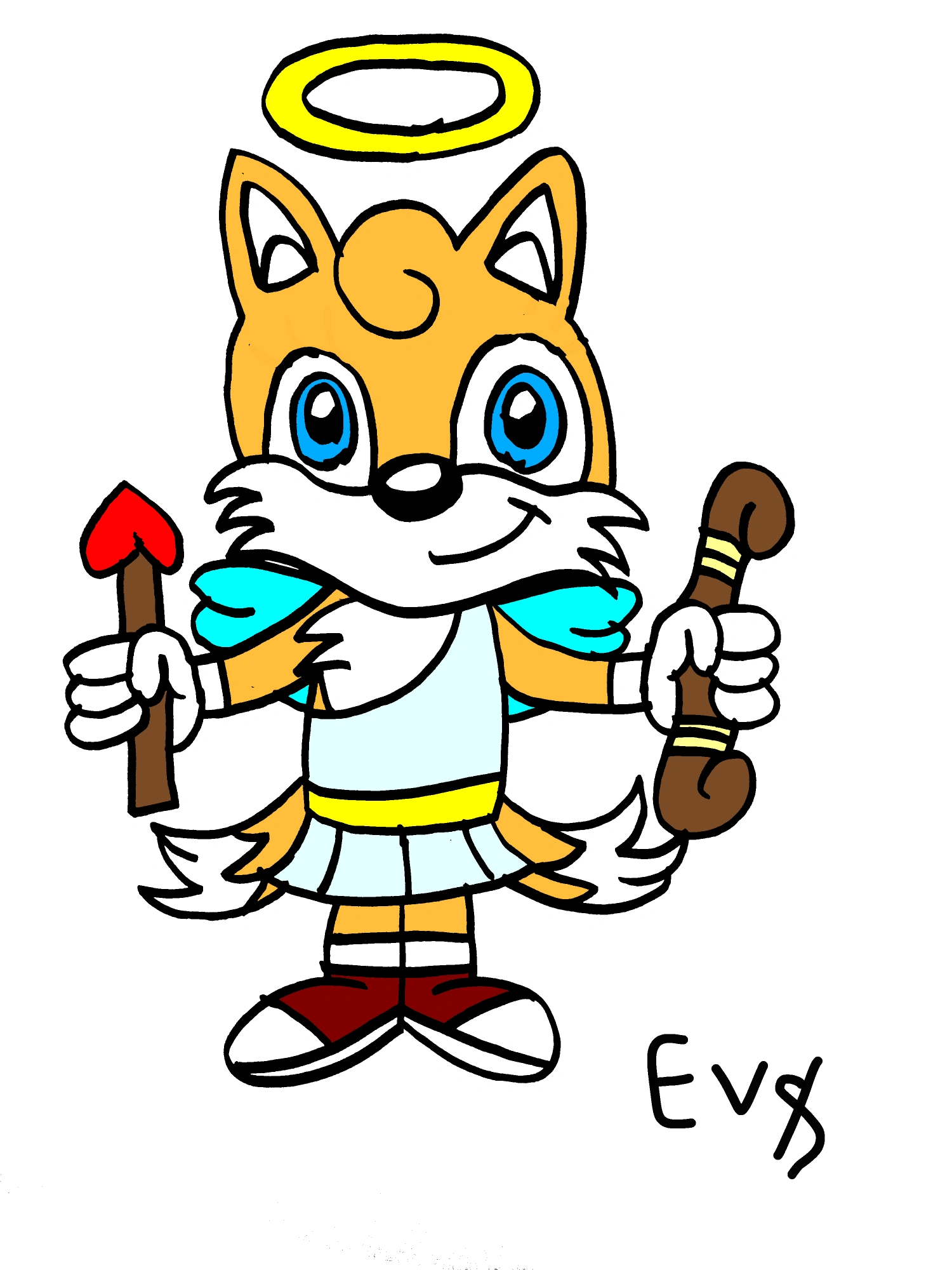 My drawing of Valentine's Day Tails | Fandom